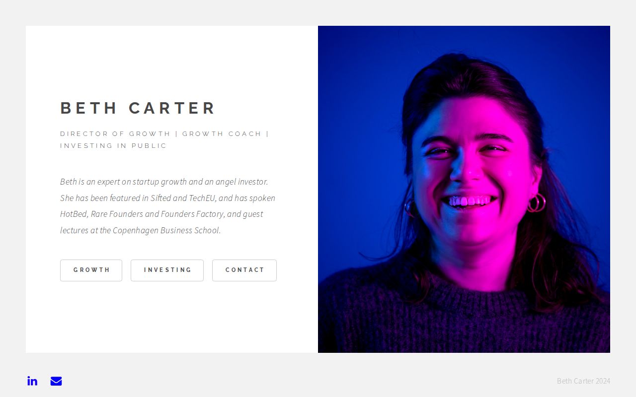 Beth Carter Is Typing